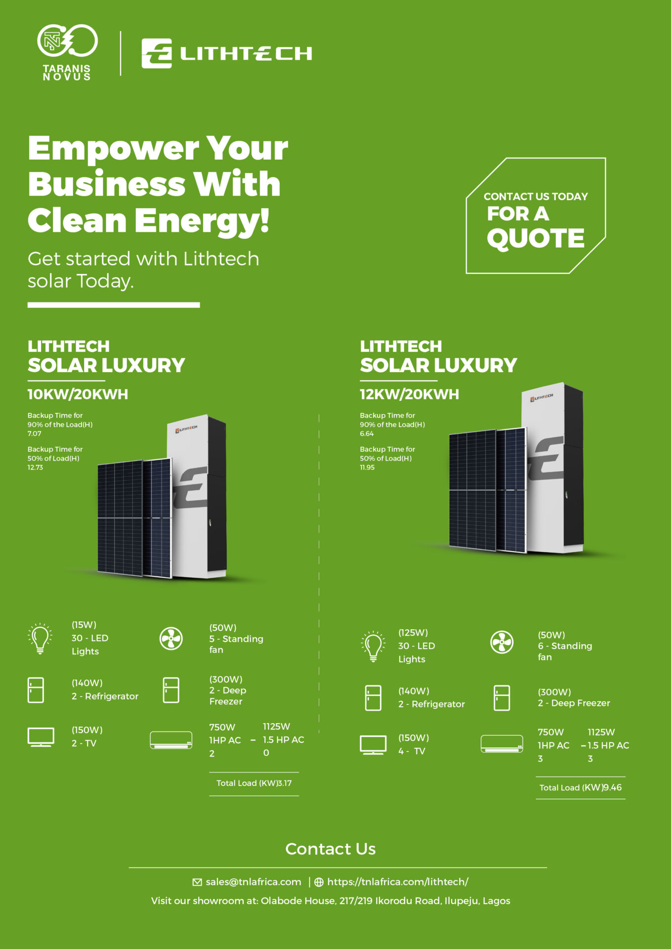 LithTech Brochure – Taranis Novus